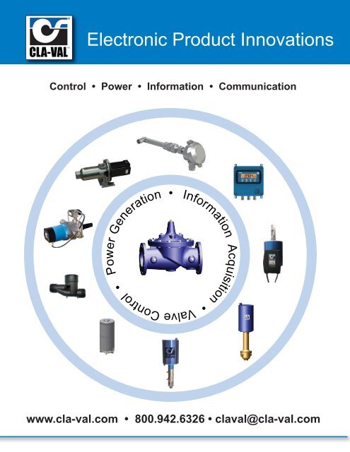 Electronic Product Innovations Brochure - Cla-Val