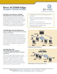 “Brivo” ACS5000-Edge™ - Brivo Systems