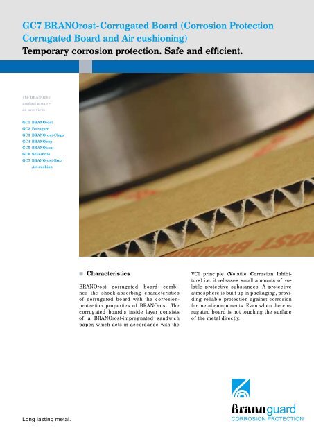 GC7 BRANOrost-Corrugated Board (Corrosion Protection ...