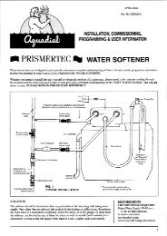 Aquadial Softlife Instructions - WaterDial