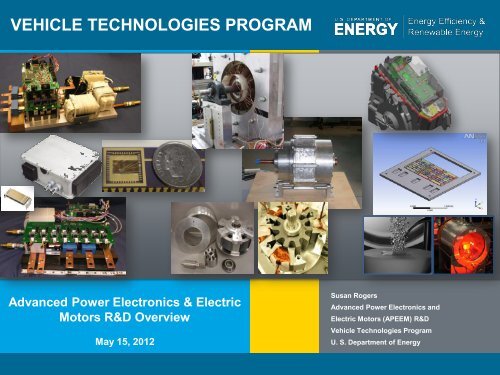 Advanced Power Electronics and Electric Motors - EERE - U.S.