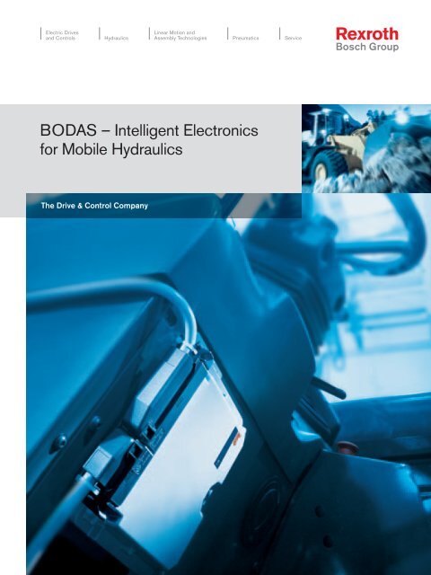BODAS – Intelligent Electronics for Mobile Hydraulics - Bosch Rexroth