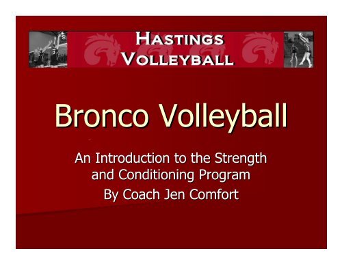 College Volleyball Strength And Conditioning Program Pdf | EOUA Blog