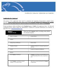 Declaration of Raw Material Compliance - Leaping Bunny