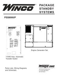 60707-102 Parts List LLC4500E, DLC4500 ... - Winco Generators
