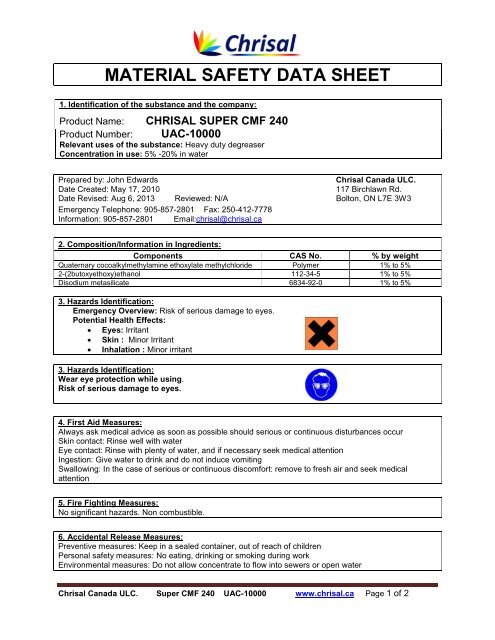 Hi Tec Oils Heavy Duty Degreaser Msds Online | emergencydentistry.com