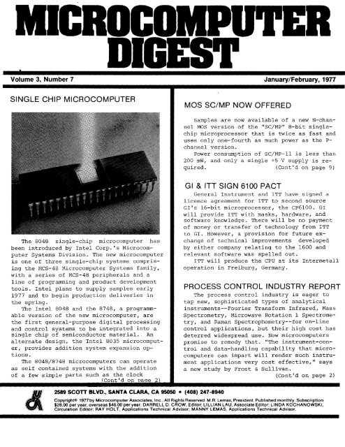 Using Microprocessors and Microcomputers 4th Edition The Motorola ...