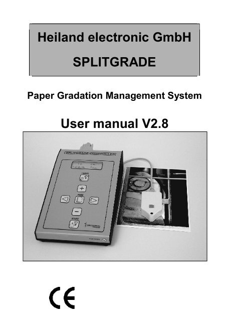 User manual V2.8 Heiland electronic GmbH SPLITGRADE