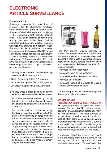 electRonic aRticle SuRVeillance