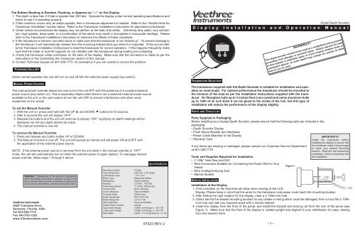 Digital Depth Gauge - Veethree Instruments