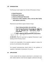 PHARMACY APPLICATION FORM - Pharmacy Council Ghana