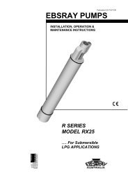 V Series Model V15 - Ebsray Pumps