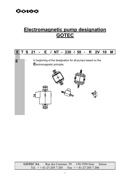 ETS 21 - E / NT - 230 / 50 - Gotec