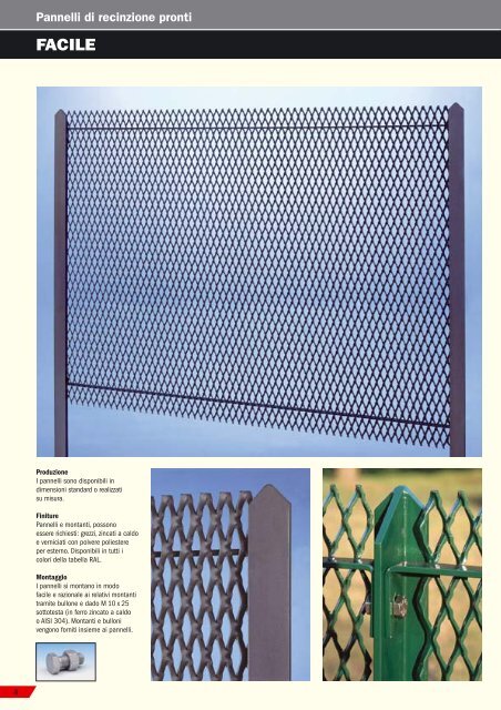Pannelli di recinzione pr