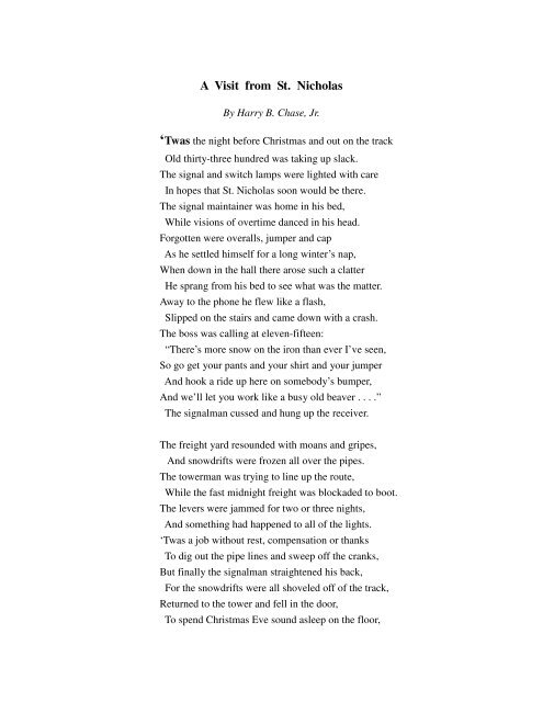 A Visit from St. Nicholas