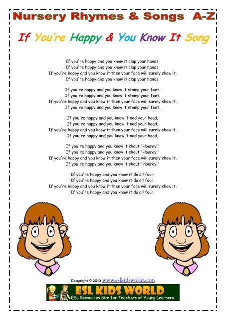 Nursery Songs I - ESL Kids World