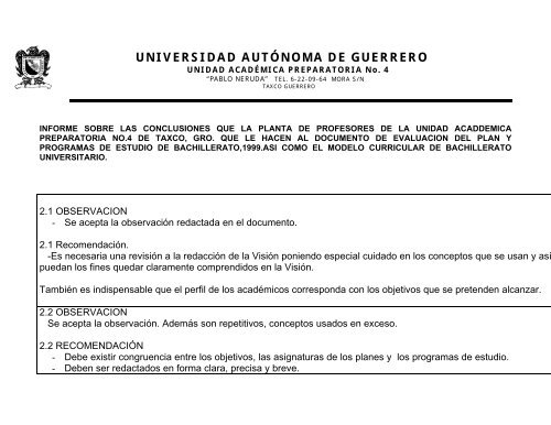 UNIVERSIDAD AUTÃ NOMA DE GUERRERO - Inicio