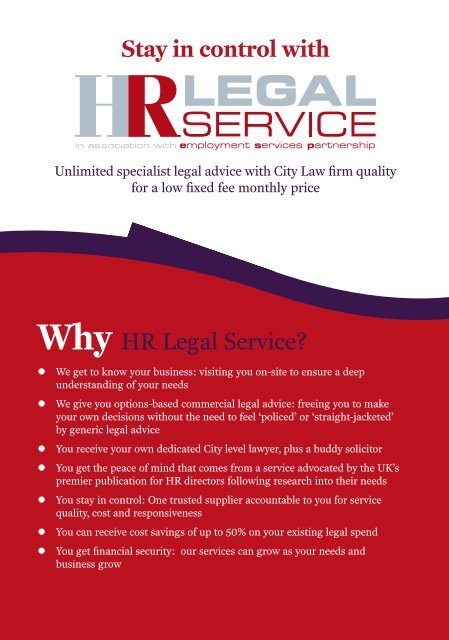 HR Legal Service Brochure