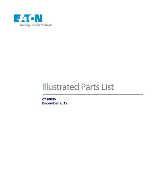 Illustrated Parts List