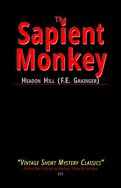 The Sapient Monkey - Hornpipe Vintage Publications