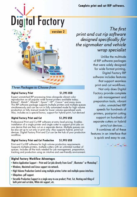 The first print and cut rip software designed specifically for ...