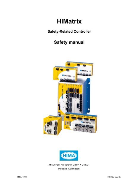 HIMatrix Safety-Related Controller Safety manual