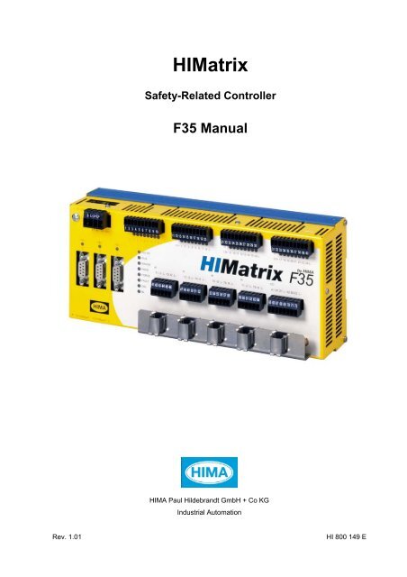 HIMatrix F35 Manual