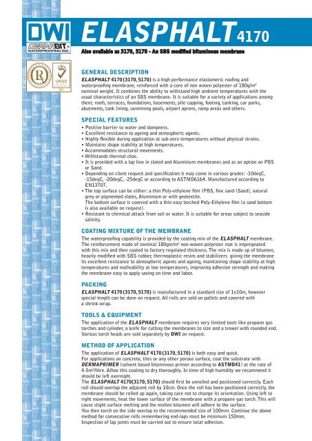 elasphalt 4170 - Dermabit.net