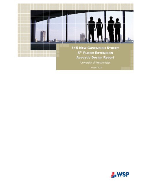 Acoustic Design Report - University of Westminster