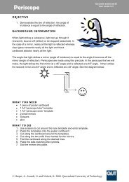 STUDENT WORKSHEET The Incredible Edible Cell - QUT