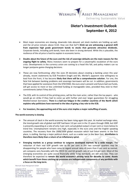 Wermuth Asset Management GmbH