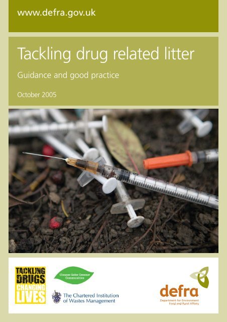 Tackling drug related litter: guidance and good practice - Gov.UK
