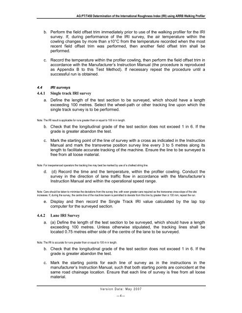 AG:PT/T450 Determination