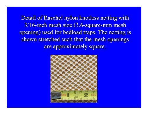 Bedload Traps(Bunte et al