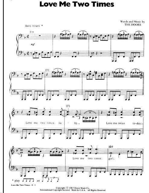 Two Pianos In Love