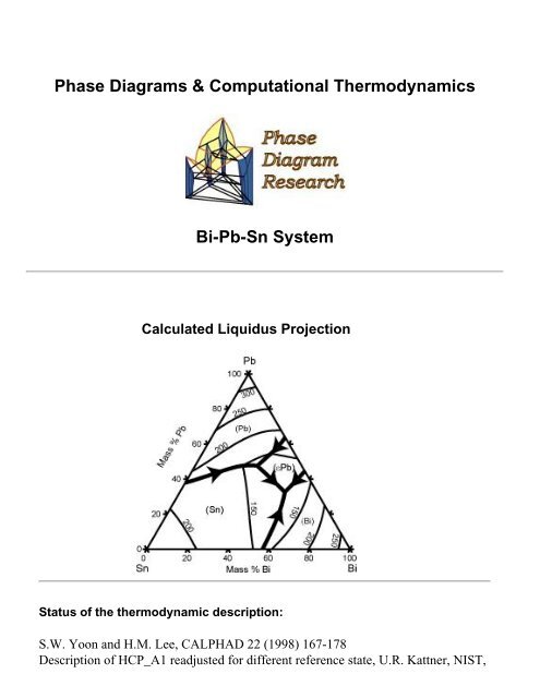 Ag-Cu-Sn Phase Diagram & Computational Thermodynamics, 40% OFF