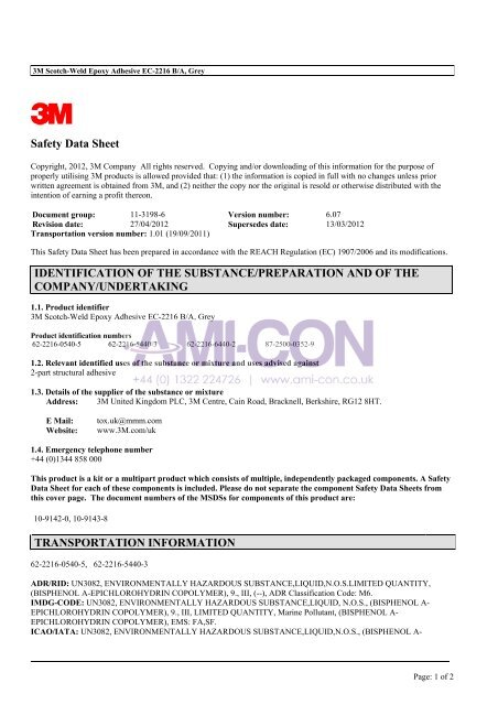 3m Scotch Weld 2216 Data Sheet Cheapest Sellers | www.oceanproperty.co.th