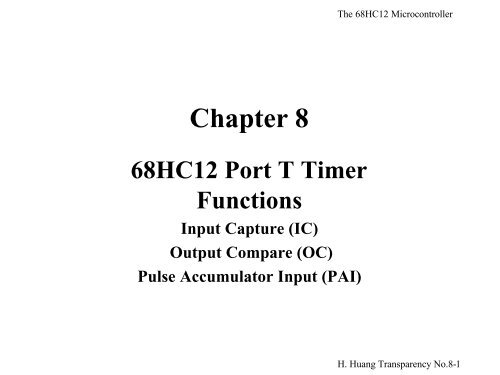 Input Capture Output Compare Pulse Accumulation Engsoc