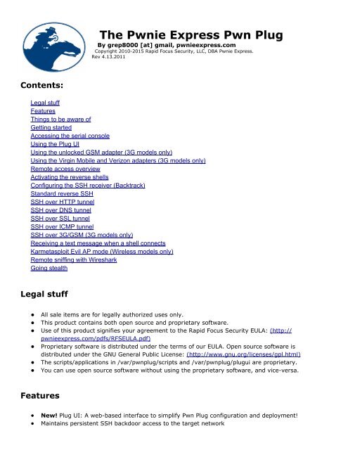 The Pwnie Express Pwn Plug