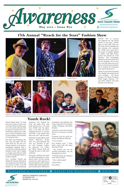 SCS Awareness Newsletter - Simcoe Community Services