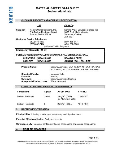 MSDS - Colonial Chemical Solutions