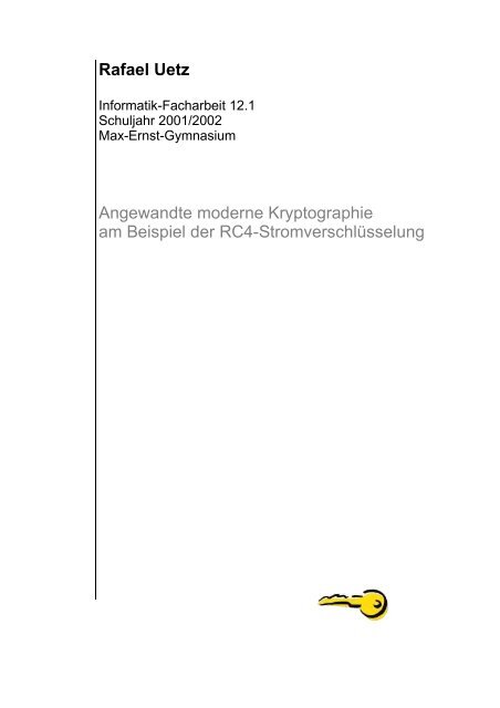 Rafael Uetz - Max Ernst Gymnasium