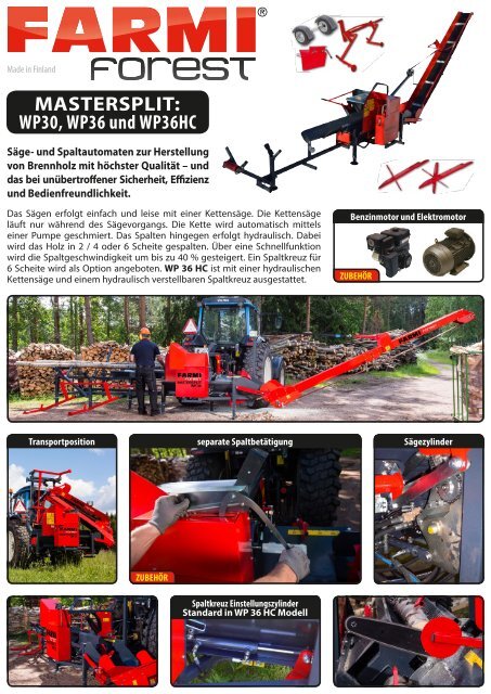 MASTERSPLIT WP36 & WP30 - Farmi Forest