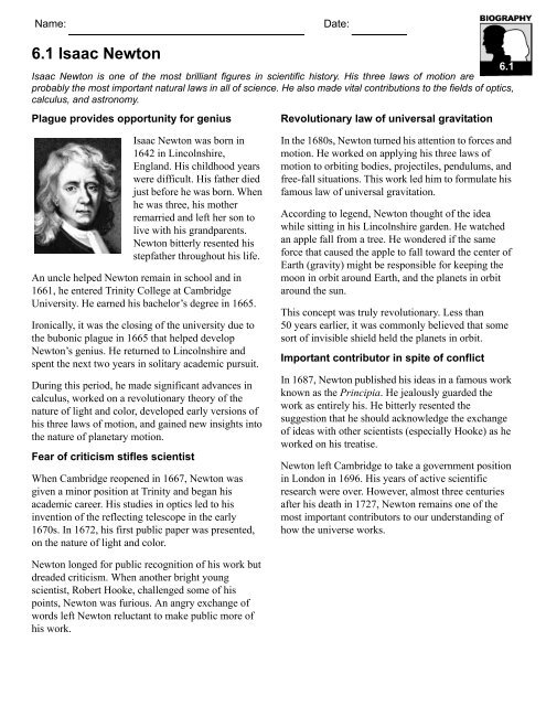 PES Skill Sheets.book - CPO Science