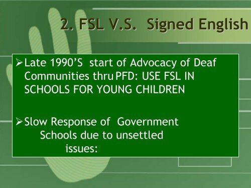 2. FSL V.S. Sign