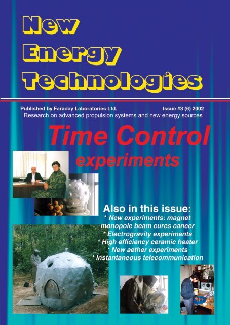 Issue 6 - Free-Energy Devices, zero-point energy, and water
