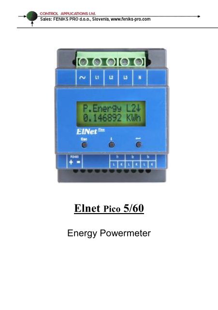 Elnet Pico 5/60 - Elnet best Power and energy quality meters