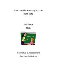 Second Grade Math Rubric