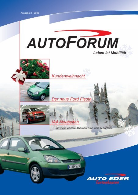 Kundenweihnacht IAA-Neuheiten Der neue Ford ... - Auto-Eder GmbH