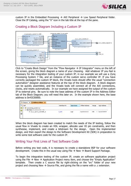 Desiging a Custom AXI-lit